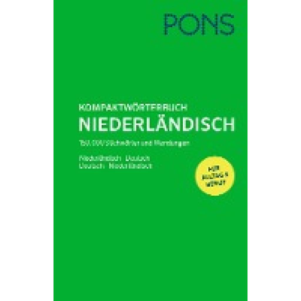 PONS Kompaktwörterbuch Niederländisch