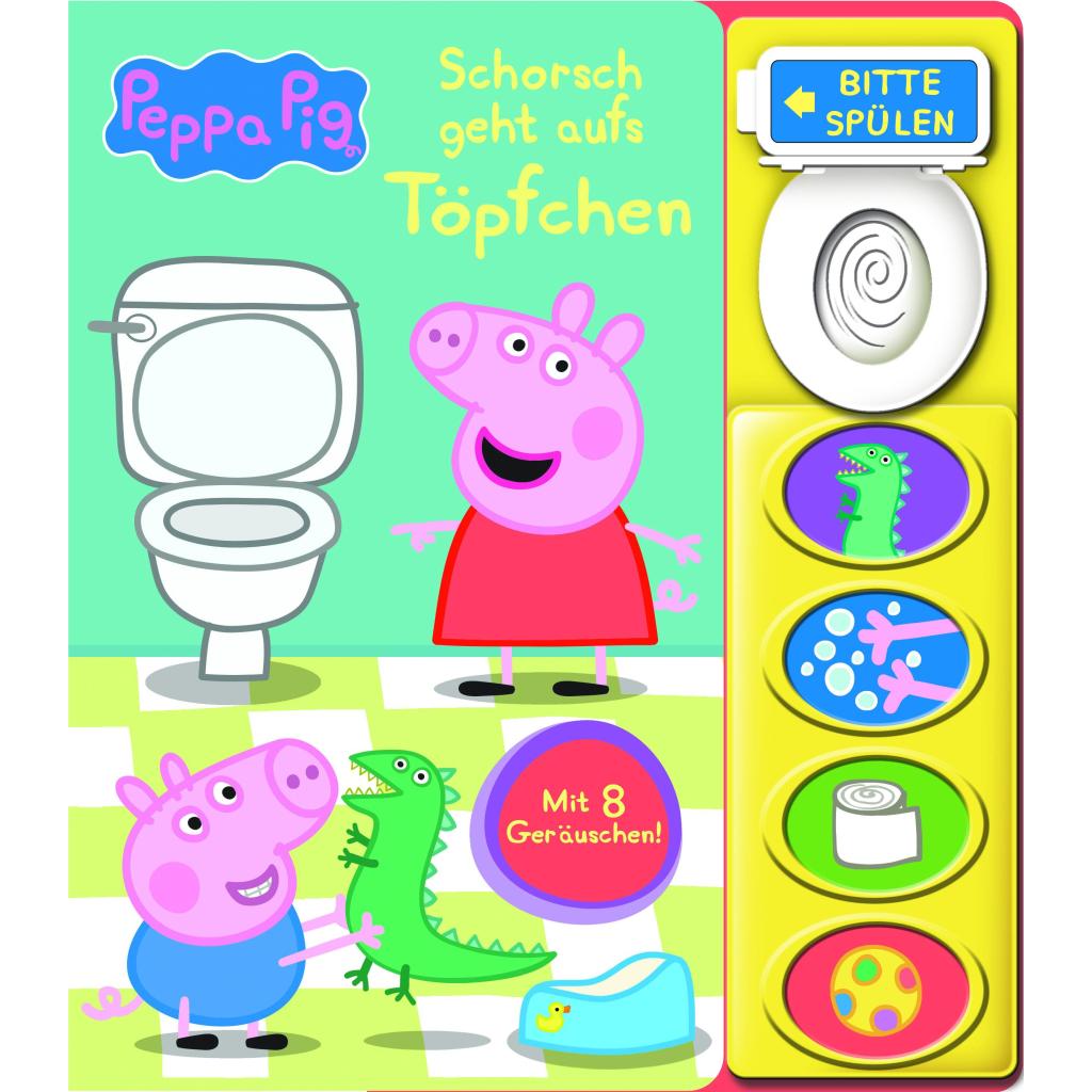 Peppa Pig - Schorsch geht aufs Töpfchen - Mein Klo-Soundbuch - Pappbil